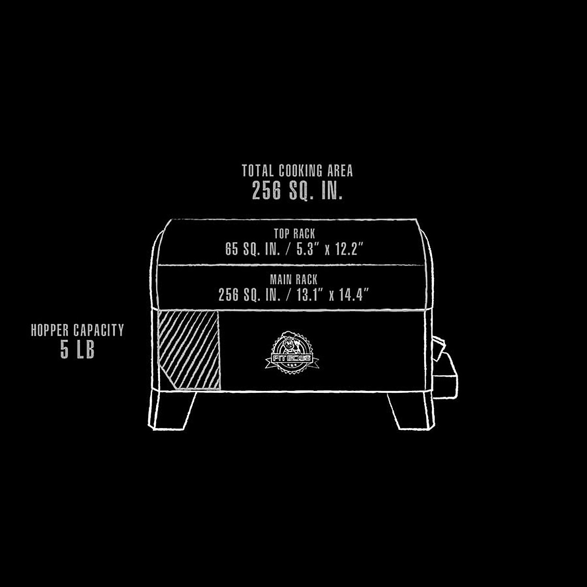 PIT BOSS 10697 Table Top Grill, Mahogany