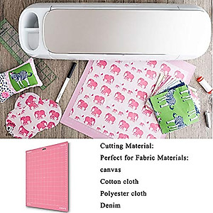 EVISWIY Variety Mats for Cricut Explore Air 2/Air/One/Maker StandardGrip/LightGrip/StrongGrip/FrabricGrip Multiple Adhesive Sticky Green Blue Purple Pink Cricket 12x12 Cutting Mats for Cricut 5 Pack