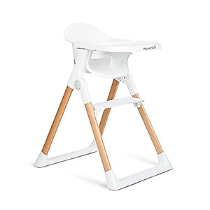 Munchkin® Float™ Easy Clean Foldable Baby High Chair - Compact Modern Design Great for Small Spaces