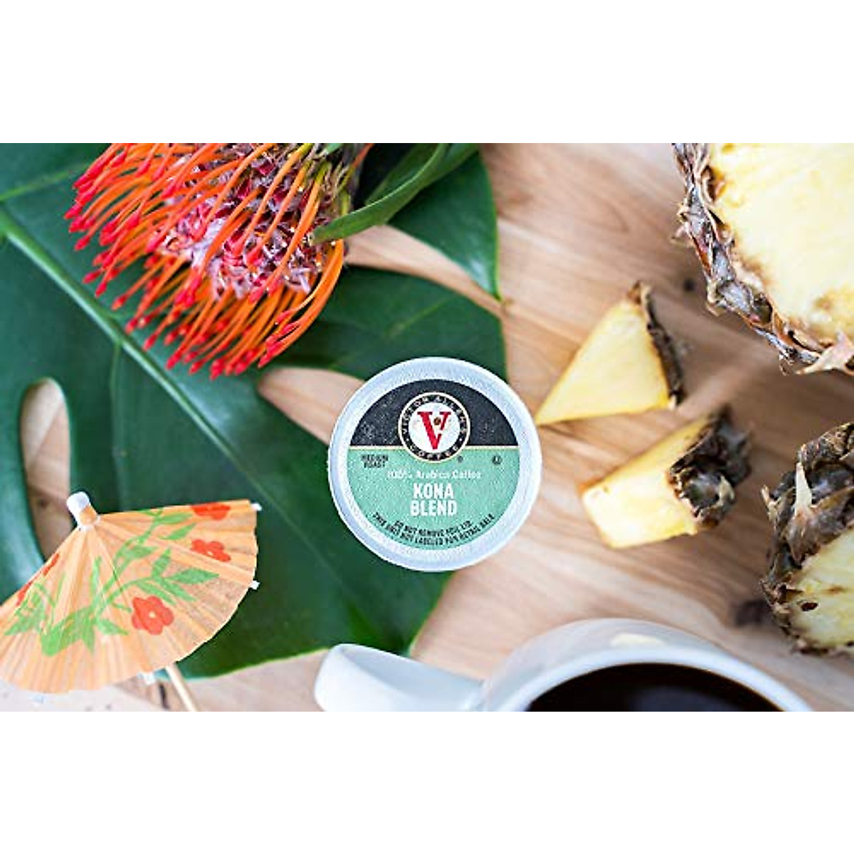 Victor Allen's Coffee Variety Pack (Kona Blend, Italian Roast, Seattle Dark, Caramel Macchiato), 96 Count, Single Serve Coffee Pods for Keurig K-Cup Brewers