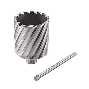 ACTOOL 2-5/16" Diameter × 2" Depth of Cut HSS ANNULAR Cutter with 3/4'' Weldon Shank