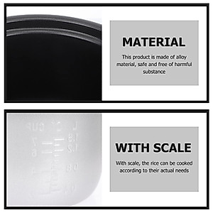 Rice Cooker 10 Cup Griddle Grill Accessories Pressure Cooker Non-stick Rice Cooker Pot Household Cooker Inner Pot Inner Cooking Pot Container Baking Bowl Nonstick Cookware Rice Cooker Small