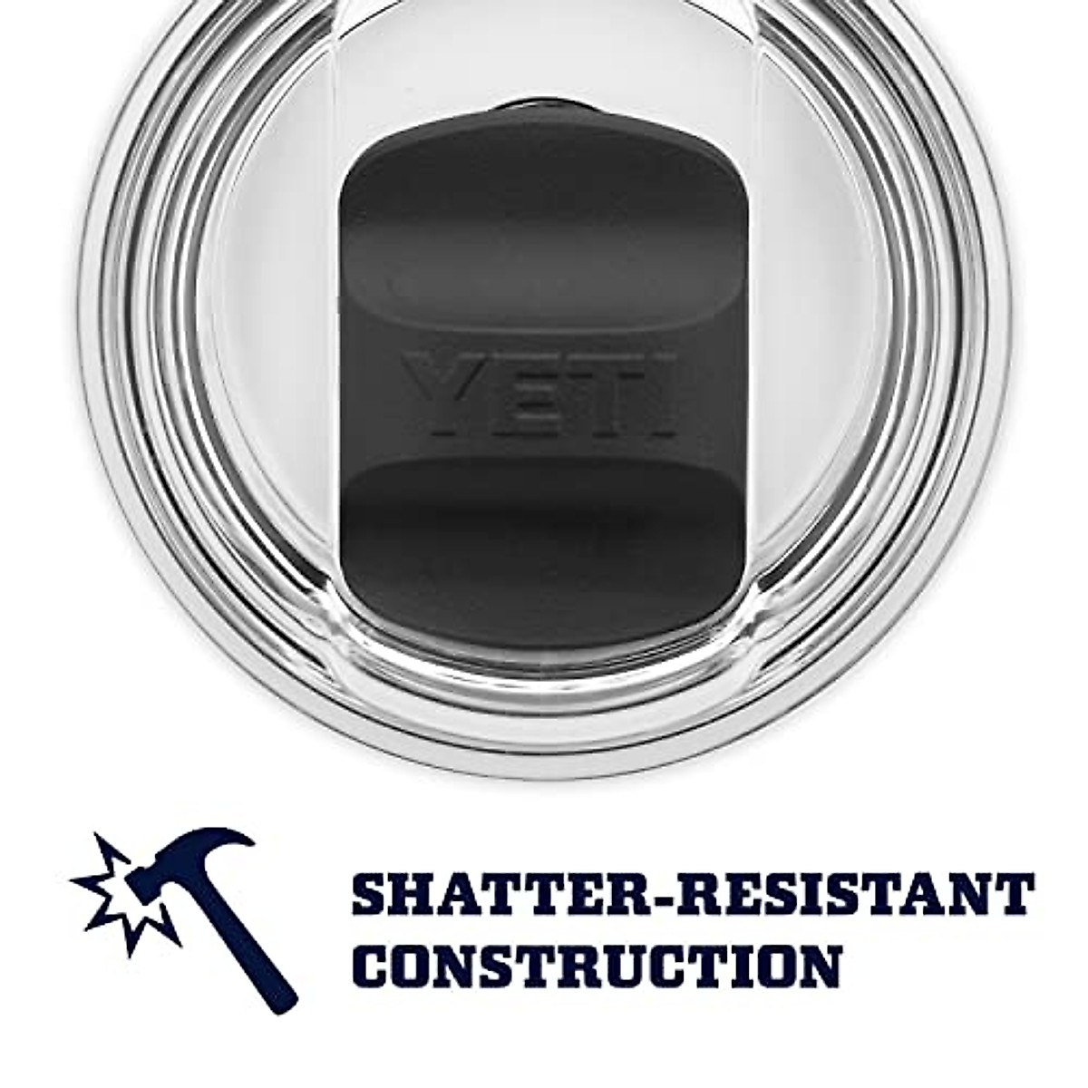 YETI Rambler 10 oz Tumbler, Stainless Steel, Vacuum Insulated with MagSlider Lid, Navy