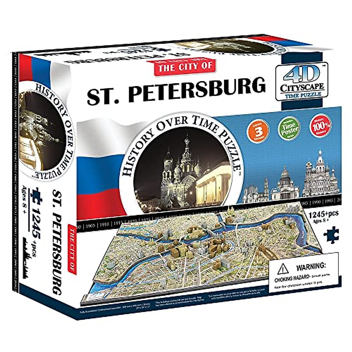 4D Cityscape St. Petersburg, Russia Puzzle