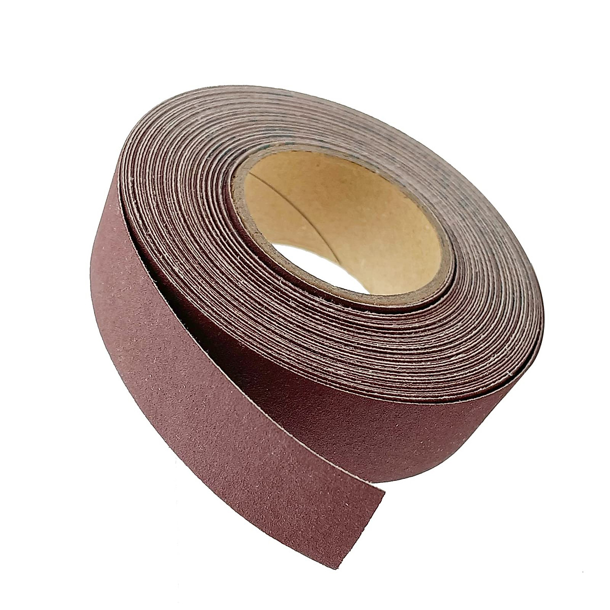 600 Grit Continuous Sandpaper Roll 1" x 26 Feet Emery Cloth Aluminium Oxide Abrasive Sandpaper Roll Drum Sander Sandpaper Rolls for Wood Furniture Finishing Metal Sanding Automotive Polishing