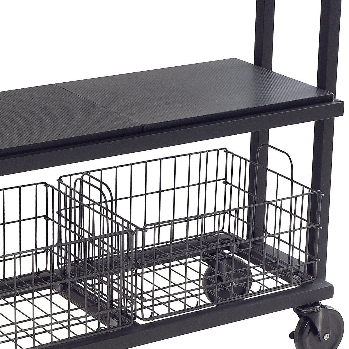 Atlantic Modular Cart System Removable Shelf, Carbon Fiber Laminated - PN 23308044 in Black