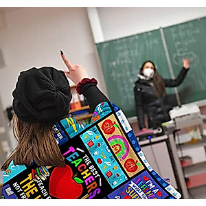 Teacher Appreciation Gifts, Teacher Blanket 60"x50", Teacher Gifts for Women Men, Birthday Gifts for Teacher Mentor, Back To School Gifts Ideas for Teachers Day Christmas, To My Teacher Throw Blanket