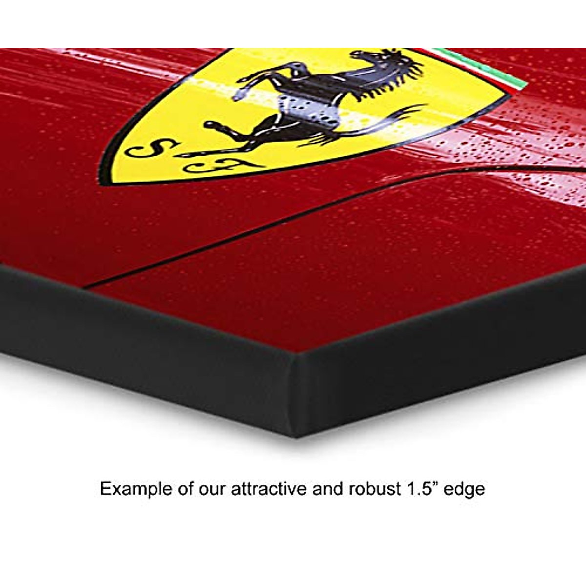 Canvas Art Print of XOTIKS Ferrari F40 - Fine Art Giclee Canvas Print Wall Art. Professional gallery wrap style and ready to hang Photo on Canvas Gallery Wrap Wall Display. (402) (24" x 36")