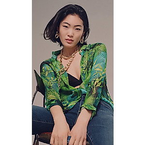 Paco Rabanne Women's XL Link Pendant Necklace, Gold, One Size