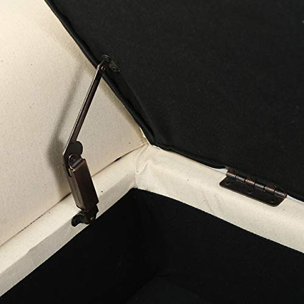 Christopher Knight Home Danbury Armed Fabric Storage Bench, Beige