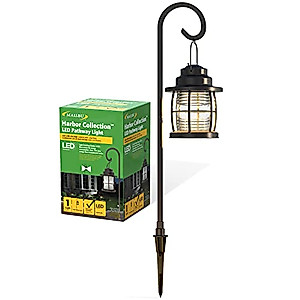 Malibu Harbor Collection LED Pathway Light LED Low Voltage Landscape Lighting, Hanging Pathway Lights Dual Use Shepherd Hook Lights for Driveway, Yard, Lawn, Pathway, Garden 8422-4110-01