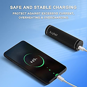 Augltair USB C Portable Charger 5000mAh Compact Power Bank Compatible with Samsung Galaxy Z Flip3,S21,S20,S10,S9,S8,Note 21/20/10/9/8,Moto Z3/2,LG V35/G8/7,Google Pixel 6 Pro/4