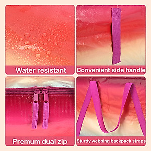 SOFTKISS Heavy Duty Extra Large Moving Bags 8 Pack - Waterproof Storage Bags With Zipper And Handles,Backpack Straps Strong Tote Bags For Clothes,Alternative To Moving Box, Handbags