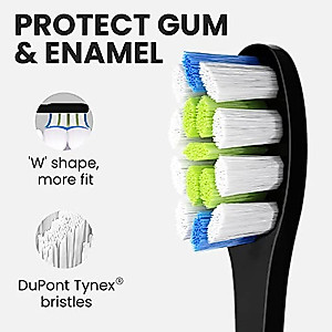 Oclean X Pro Electric Toothbrush 84,000 Movements/min Deep Cleaning with LCD Touch Screen, 2H Fast Charge Lasts 30 Days, 3 Modes 32 Intensities, Sonic Toothbrush Smart Timer- Black Purple