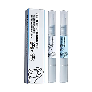 Pet Toothbrush Pen, Dog Teeth Cleaning Pen Convenient, Pet Teeth Repairing Kit Tartar Remover Tool for Dog Cat Pet Teeth Cleaning and Freshens Breath