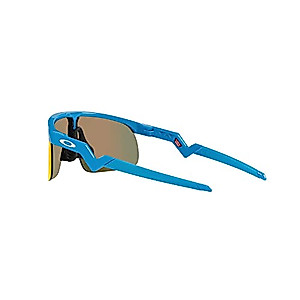 Oakley Youth OJ9010 Resistor Rectangular Sunglasses, Sky Blue/Prizm Ruby, 20 mm