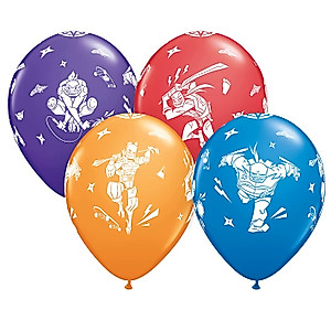 Anagram TMNT Birthday Party Supplies Cubez and Pizza Balloon Bouquet Decorations