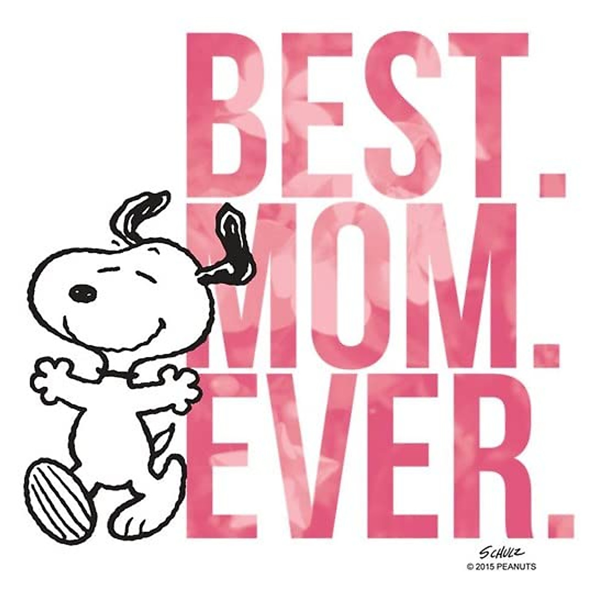 CafePress Snoopy Best Mom Ever Mug Ceramic Coffee Mug, Tea Cup 11 oz