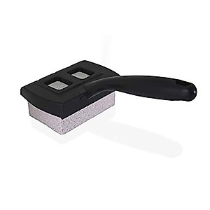 Tamwell 4 Grill Griddle Pumice Stone Cleaning Bricks Complete with Handle Suitable for BBQ, Kitchen and Household Cleaning