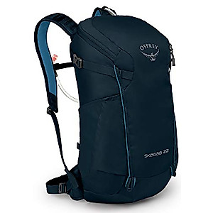 Osprey Skarab 22 Men's Hiking Hydration Backpack, Deep Blue
