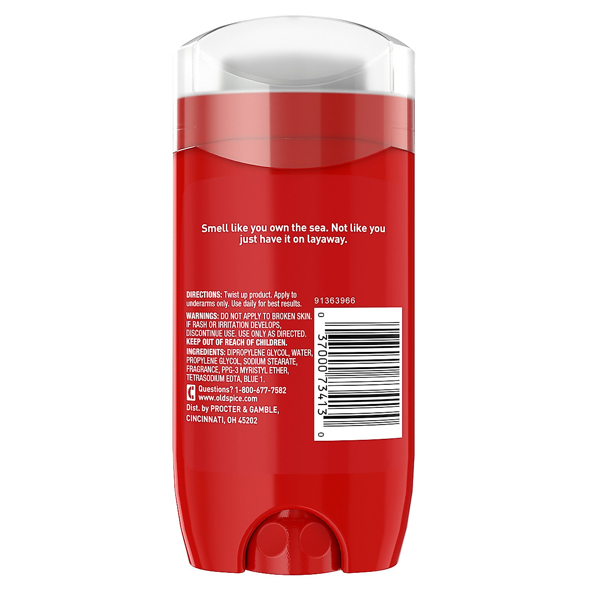 Old Spice Deodorant for Men, Captain Scent, Red Collection, 3.0 Ounce (Pack of 12)