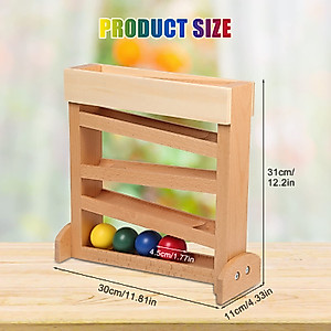 MEYOR Montessori The Tracker The Visual Tracker Tracker Ball Maze Baby Wooden Toys for 3+ Years Old