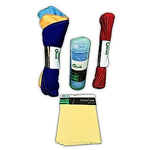 Right Gear Amazing 13-Piece Car Cleaning Kit with Shammy, Shop Towels, Microfiber Towels and Streakless Towels
