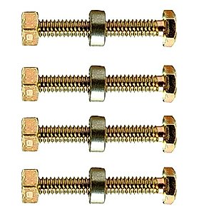 (Set of 4) 500026 Snow Thrower Shear Pins Bolts Nuts and Spacers for fits Murray AYP 1501216MA 9524MA