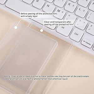 Top Loaders Card Sleeves for Trading Card,Toploader Card Protectors Hard Plastic, Trading Card Sleeves Holder Fit for Baseball Card, Sports Cards (50 Pcs)