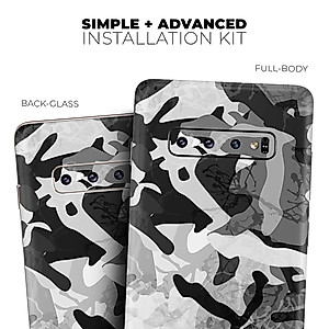DesignSkinz Desert Snow Camouflage V2 Protective Vinyl Decal Wrap Skin Cover Compatible with The Samsung Galaxy S20 (Screen Trim & Back Glass Skin)