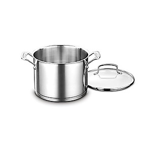Cuisinart 6-Quart. Stockpot w/Cover, Stainless Steel