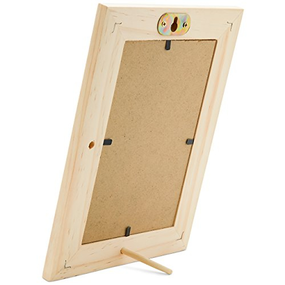 DIY Picture Frames, 4x6 Craft Frames Set, Unfinished Solid Pine Wood DIY Photo Frames, For Arts and Crafts DIY Painting Projects, Set of 3 (6x8 Frame Size Holds 6x4 Pictures) For Adults and Kids Craft