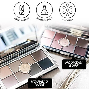 Pure Cosmetics Makeup Eyeshadow Palette, Nude - Nouveau Collection, Neutral Ultra-Pigmented Pressed Powders - Matte & Shimmer Colors, Long-Lasting, Blendable & Mineral Based- Talc-Free & Paraben-Free