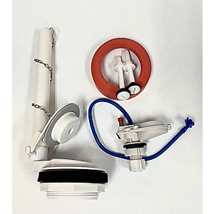 NuFlush American Standard Champion 4 Flapper Valve Replacement Kit with Hi-Speed Fill Valve