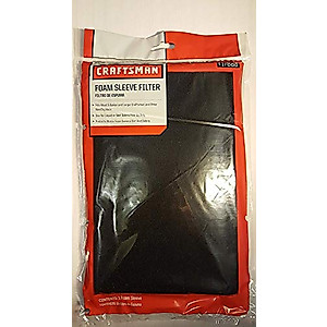 Craftsman 17888 Shop Vacuum Foam Filter Sleeve Genuine Original Equipment Manufacturer (OEM) Part