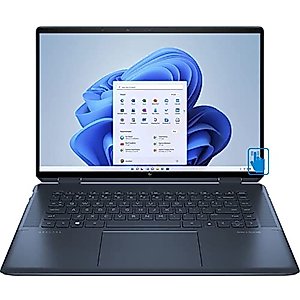 HP Spectre 16-f1013dx Home & Business 2-in-1 Laptop (Intel i7-12700H 14-Core, 16GB RAM, 1TB PCIe SSD, Intel Iris Xe, 16.0" 60Hz Touch 3K+ (3072x1920), Active Pen, Win 11 Home) (Renewed)
