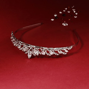 Goledwedy Rhinestone Bridal Tiara for wedding Birthday Crown Princess Tiaras and Crowns for Women