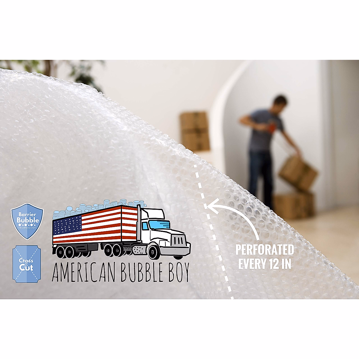 Bubble Wrap 700'Bubble Bundle for Packing, Shipping, Moving by American Bubble Boy