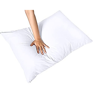 Utopia Bedding Waterproof Pillow Protector Zippered (2 Pack) Standard – Bed Bug Proof Pillow Encasement 20 x 26 Inches