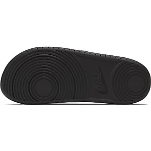 Nike Women's Offcourt Padded Insole Slip On Slide Slippers, Black/Black-summit White, 7