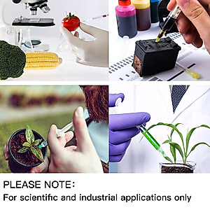 100Pcs 10ml Syringe with 20Ga 1.5 inch for Scientific Labs,Liquids Refilling and Measuring,Individually Wrapped.