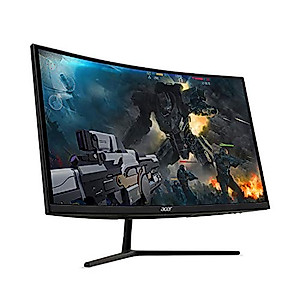 Acer EI272UR Pbmiiipx 27" 1500R Curved WQHD (2560 x 1440) VA Gaming Monitor with AMD Radeon FreeSync2 HDR Technology, 144Hz,VESA Certified DisplayHDR400, DCI-P3 (Display Port & 3 x HDMI Ports),Black