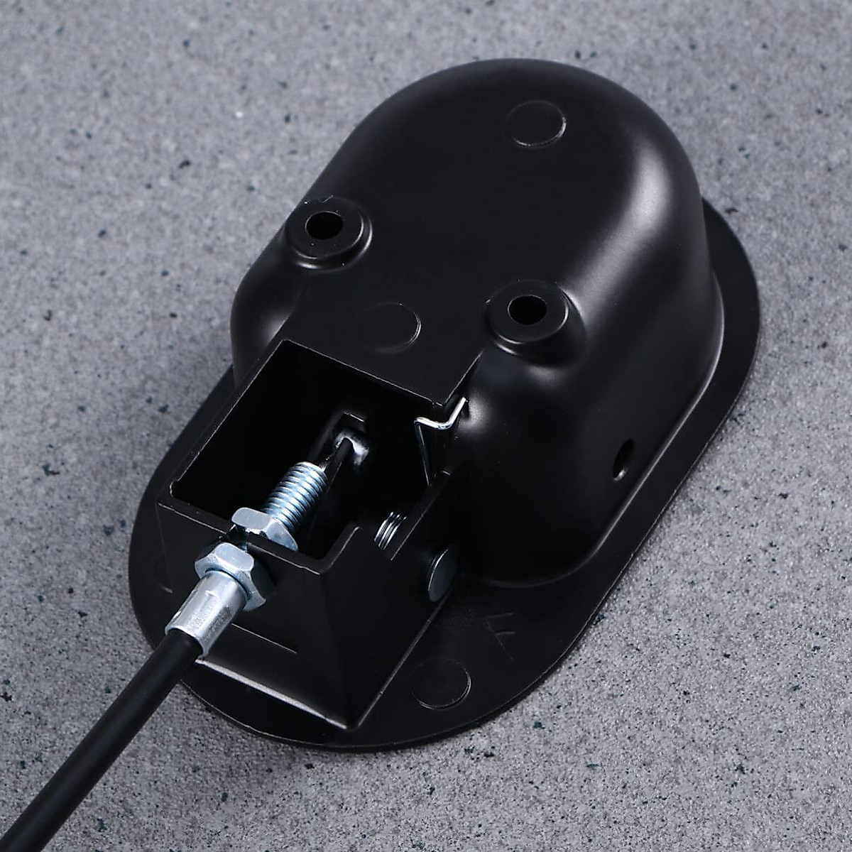 VORCOOL Universal Aluminum Metal Pull Recliner Handle Chair Release Lever Replacement Metal Handle with Spring and Cable for Sofa Couch (Handle with 96cm Cable)