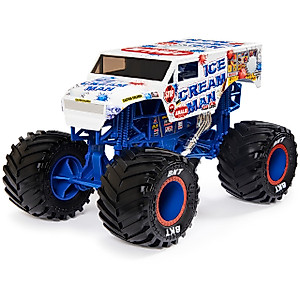 Monster Jam, Official Ice Cream Man Monster Truck, Die-Cast Vehicle, 1:24 Scale