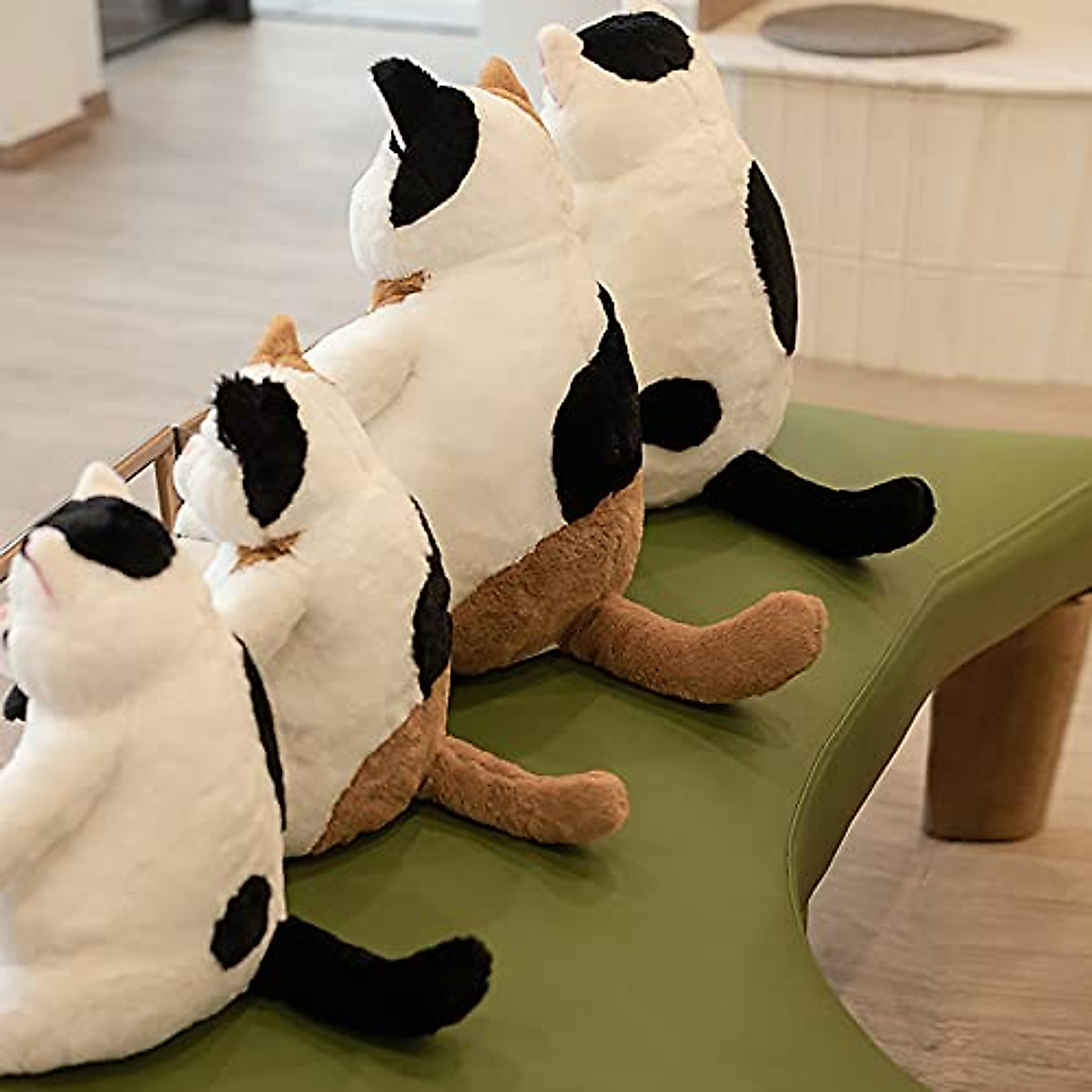 OOPSHANA Stuffed Animal Pillows, Cute Lazy Cat Plush Toys, Stuffed Plush Dolls, Gifts for Friends