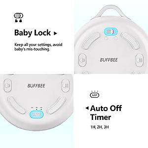 Portable White Noise Machine Baby with 17 Soothing Sounds | 8 Night Lights | USB Rechargeable | Travel Size for Sleeping & On The Go - Nursery Babies Kids