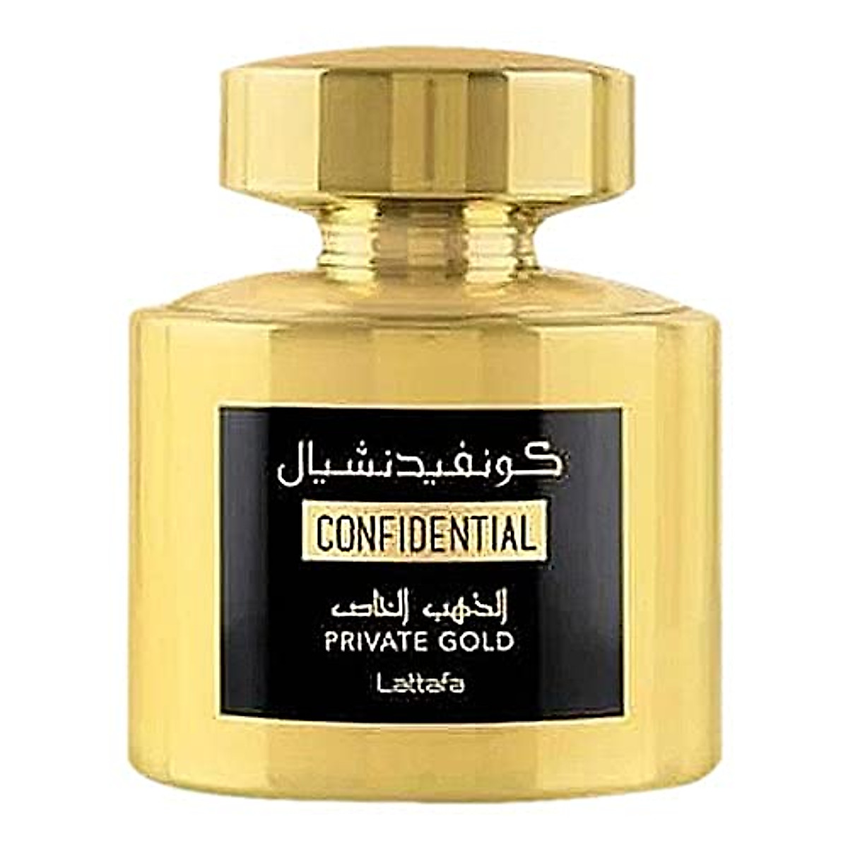 Lattafa Perfumes Confidential Private Gold EDP - Eau De Parfum 100ML (3.4 oz) | Long-Lasting Spray | Gold Bottle I by Lattafa