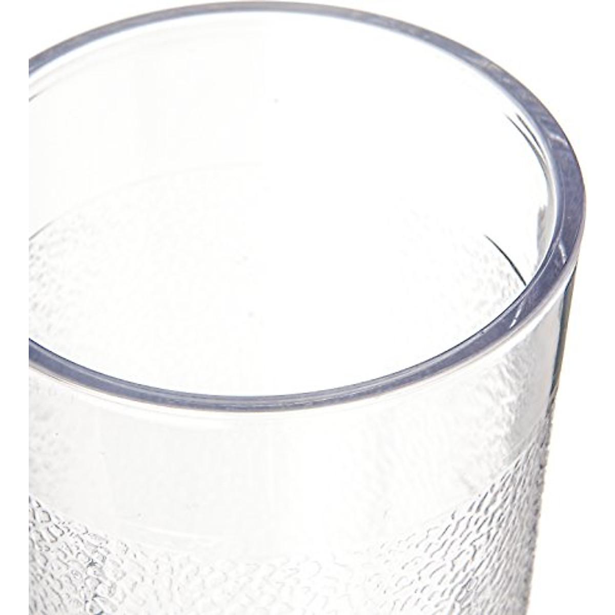 CFS 55018107 Stackable ShatterResistant Plastic Tumbler, 5 oz., Clear (Pack of 6)