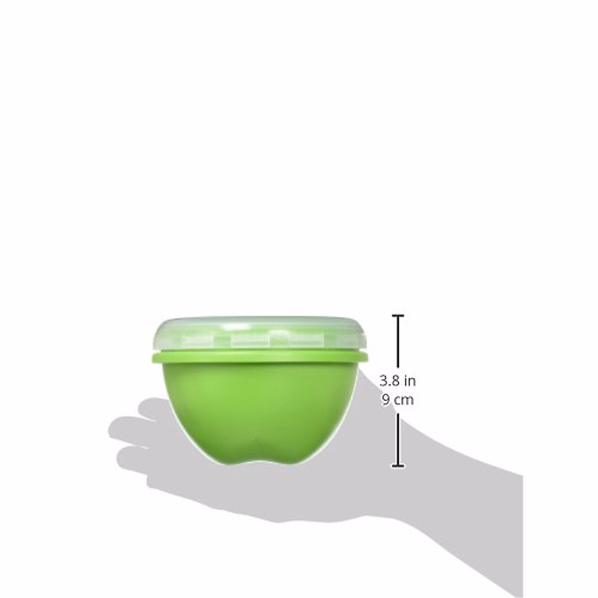 Round Food Storage Container Large, Green 25.50 Ounces