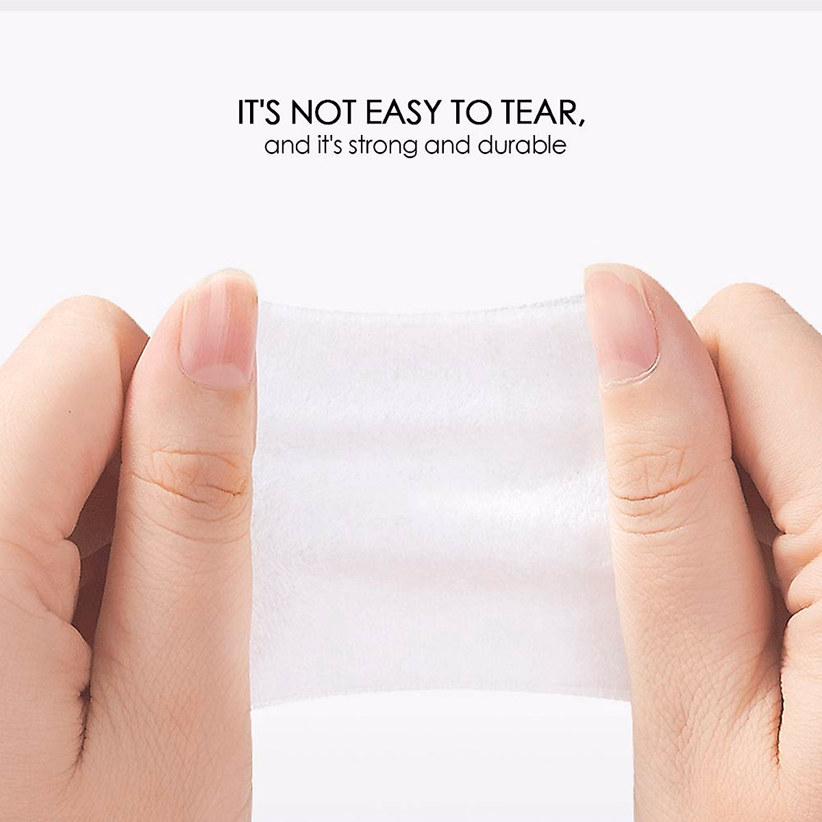 1000PCS Ultra Thin Makeup Remover Cotton Pads Perfect for Face Lips Eyes Nails Polish Makeup Remover Cleansing and Daily Skin Care, Square, Lint